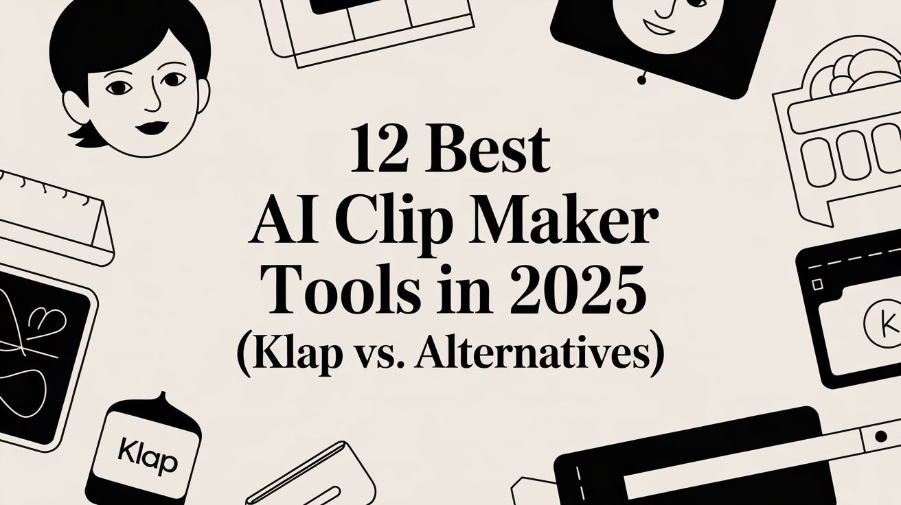 12 Best AI Clip Maker Tools in 2025 (Klap vs. Alternatives)